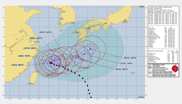 Typhoon Khanun - Okinawa Impacts