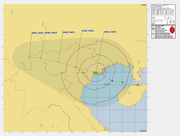 Typhoon Yagi - Similar Stochastic Events - Vietnam