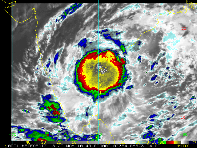 Cyclone Laila - Landfall