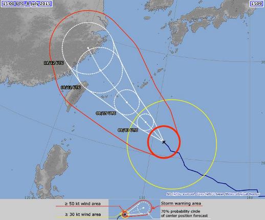Typhoon Chan-hom - Pre-Landfall 1